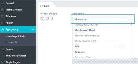How To Use Adobe Fonts TheGem WordPress WooCommerce Theme Documentation