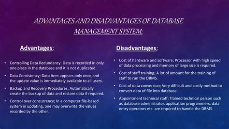 Database Management System Dbms Ppt