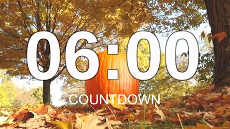 6 Minute Autumn Pumpkin Timer Youtube