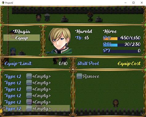 rmmv equip skill skills doesn´t show in the skill pool rpg maker