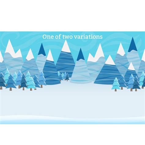 Game Art Background Winter Mountains Parallax Repeatable