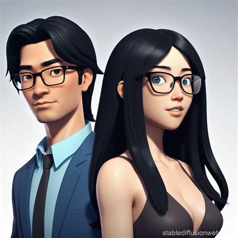 Illustration Of The Video Game It Takes Two By Replacing The Female Character To Be Tall Prompts