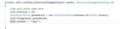 HodentekHelp How Do You Code For XAML ListView S SelectionChanged Event