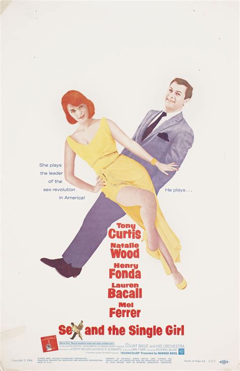 Sex And The Single Girl Original 1964 Us Window Card Movie Poster