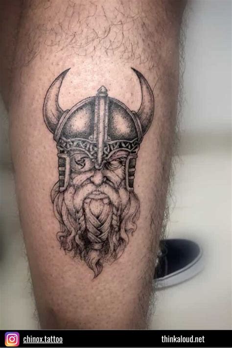 Small Odin Tattoo Viking Helmet Tattoo Helmet Tattoo Viking Helmet