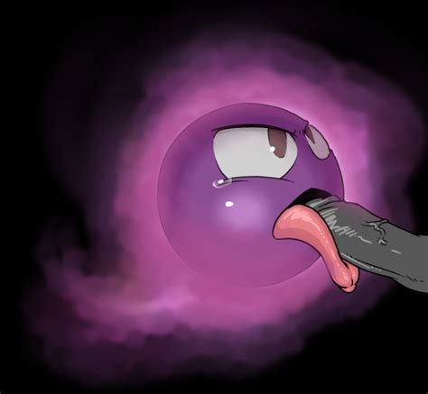 Rule 34 A Fellatio Gas Gastly Ghost Licking Male Open Mouth Oral Oral Sex Penis Penis On