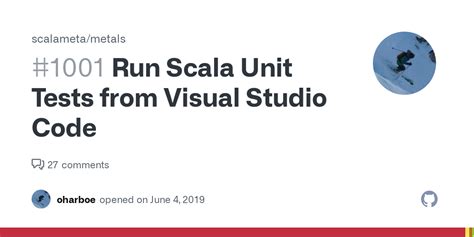 Run Scala Unit Tests From Visual Studio Code Issue Scalameta Metals GitHub