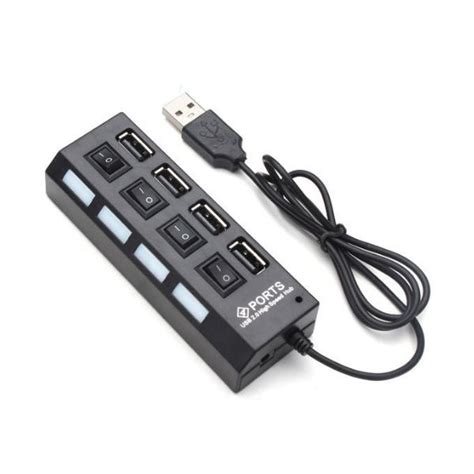 USB Hub Hi Speed Ports With Button Rashid Computers
