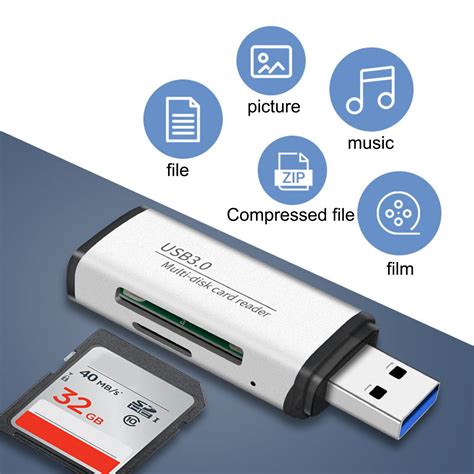 Memory Card Reader Wide Compatibility Large Capacity Transmission Small Usb 3 0 Card Reader For
