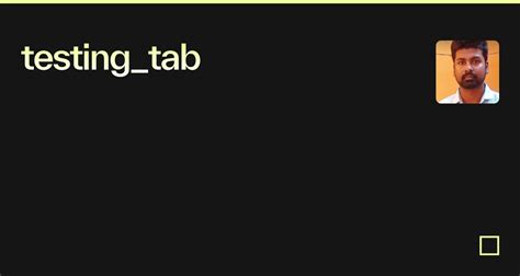 Testingtab Codesandbox
