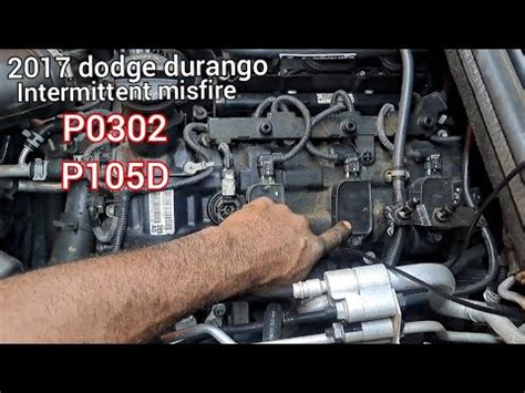 2017 dodge durango 3.6 intermittent misfire cylinder 2 - YouTube