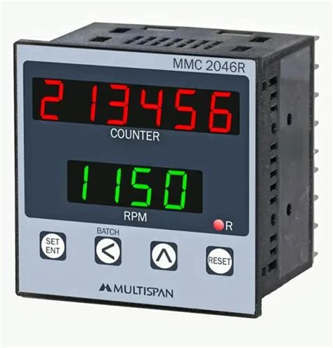 Multispan MMC 1046RD Digital Programmable Counter MMC 2046R RPM Counter At 1290 Piece