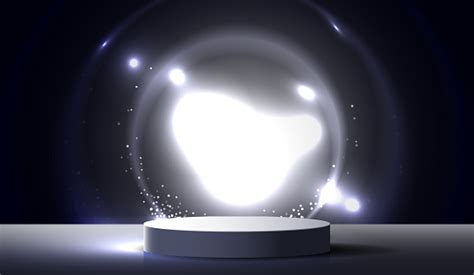 제품 프리젠 테이션 브랜딩 및 포장을위한 배경 및 프리미엄 연단 디스플레이에 화장품 잎 배경의 그림자 스튜디오 무대 벡터 설계