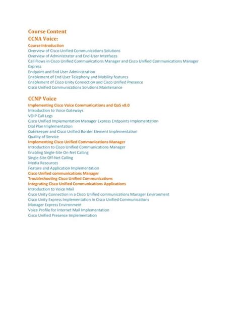 ccna and ccnp voice docx