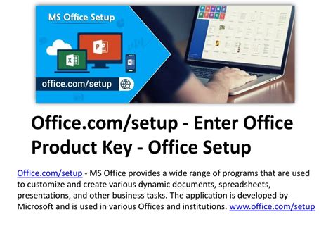 PPT Office Setup MS Office Installation And Setup PowerPoint Presentation ID