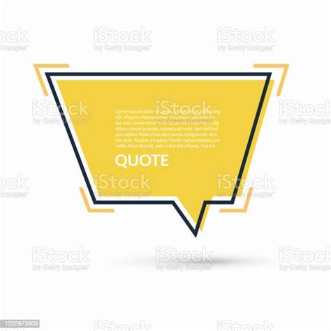 인용 음성 거품 텍스트 상자 메시지 풍선 흰색 배경에 고립 된 스티커 벡터 일러스트레이션 공란에 대한 스톡 벡터 아트 및 기타