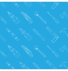 Construction Tools Seamless Pattern Work Vector Image
