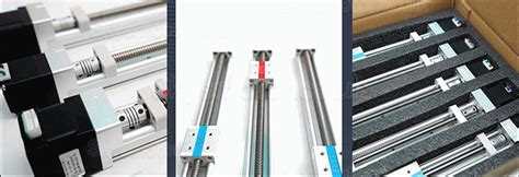 Mini Linear Slide Rail Linear Ball Screw Actuator FSK30J 50 500mm With Nema 14 Stepper Motor For