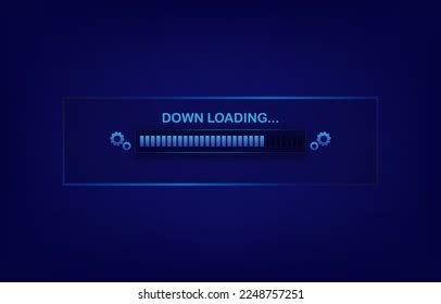 Loading Data Window Progress Bar File Stock Vector Royalty Free