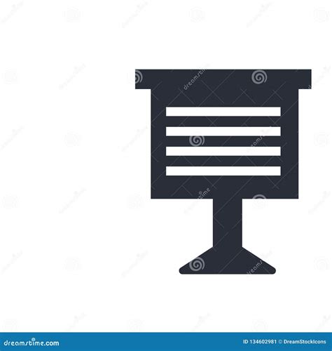 Teacher Giving Lecture Icon Vector Sign And Symbol Isolated On White Background Teacher Giving