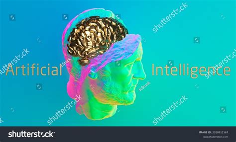Artificial Intelligence Futuristic Innovative Technology 3d Stock Illustration 2260911567