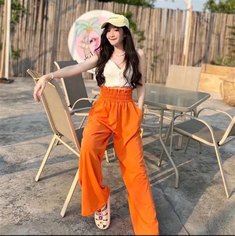 กางเกงเอวสูง เก็บพุงสาวอวบ