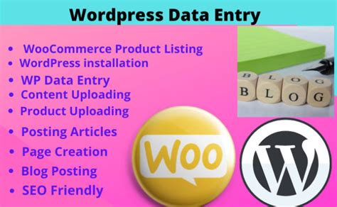 Do Wordpress Data Entry And Woocommerce Product Listing By Ayesha Wb Fiverr