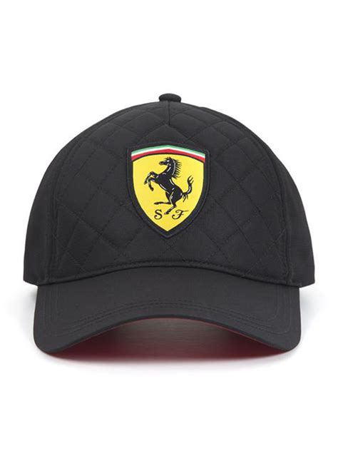 Бейсболка "Scuderia Ferrari" Quilt, черная