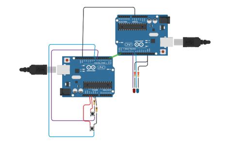 Circuit Design Copy Of Serial Communication Led And Button Tinkercad