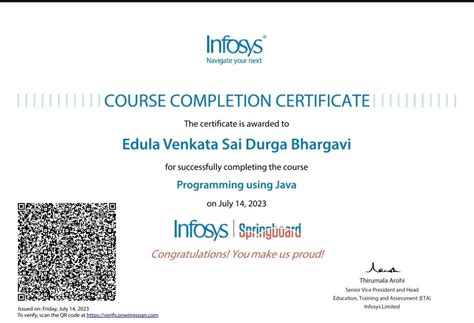 edula venkata sai durga bhargavi on linkedin javaprogramming