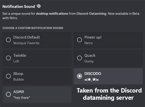 Discord Is Working On Custom Notification Sounds R Discordapp
