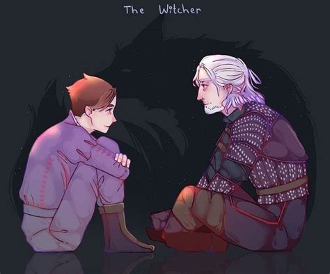 ️geralt X Jaskier The Witcher ️ Милые рисунки Ведьмак Рисунки
