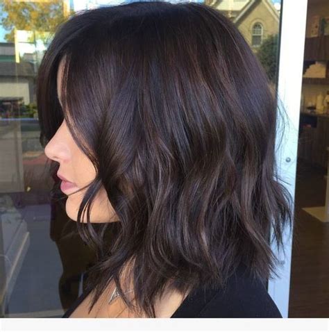 15 Fantastic Medium Length Hairstyles For Dark Brown Hair