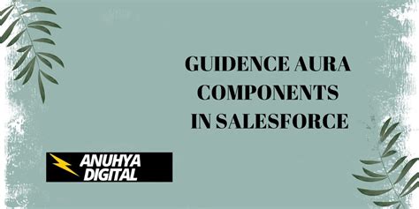 Guidence Aura Components In Salesforce Learn Salesforce With Anuhya