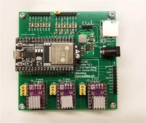 Esp32 Cnc Controller Board Supports Grbl Arduino Firmware Cnx Software