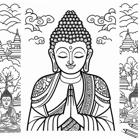 Coloriage Bouddha 15 Télécharger Et Imprimer Gratuit Sur Coloriageenfantcom