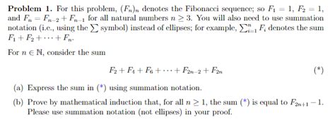 Solved Problem 1 For This Problem Fr N Denotes The Chegg Com