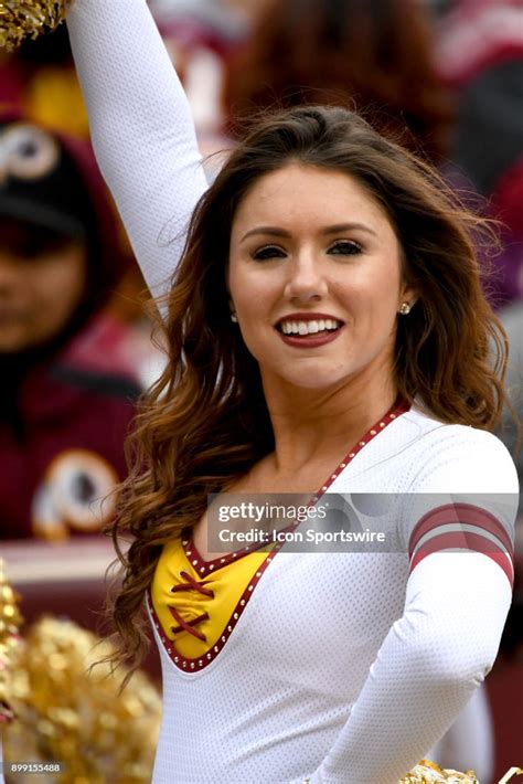 A Washington Redskins Cheerleader Performs On December 17 At Fedex