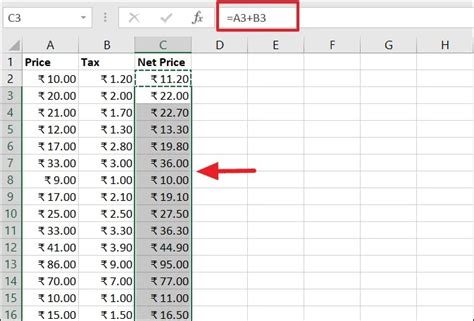 How To Fill The Formula In Excel Wiring Work
