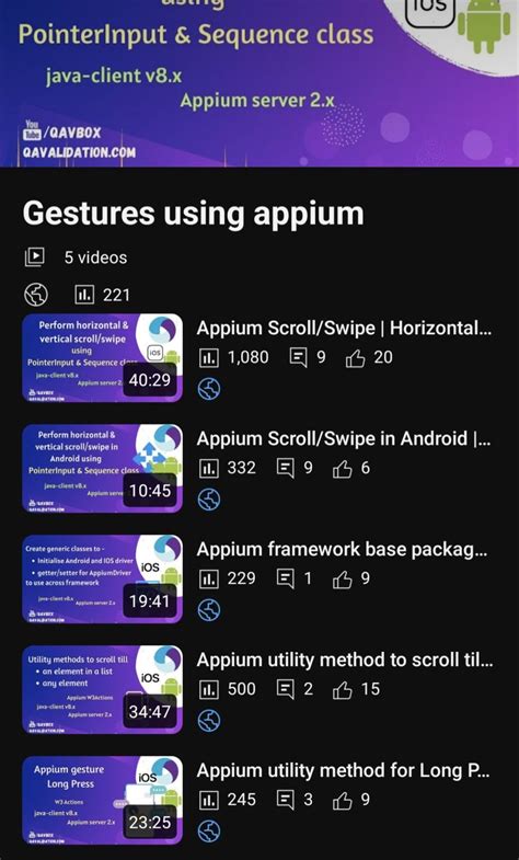 Appium Java Android Ios Qavbox Mobiletesting Automationtesting Sunil Kumar Patro
