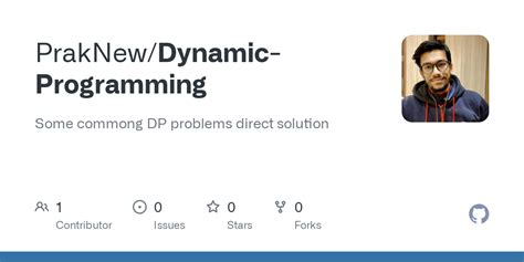 GitHub PrakNew Dynamic Programming Some Commong DP Problems Direct