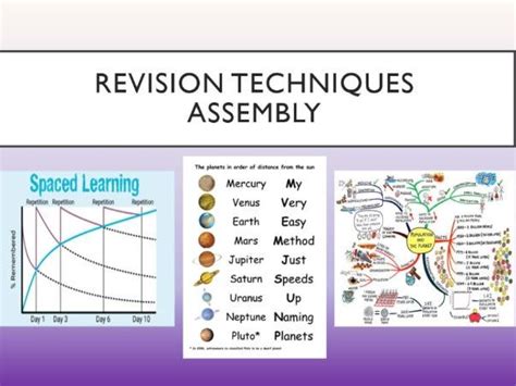 GCSE Revision Tips And Techniques Tes
