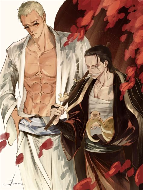 Donquixote Doflamingo And Crocodile One Piece Drawn By Damon Damonn H Danbooru