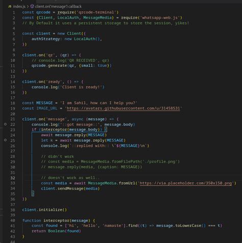 E Match Is Not A Function Issue Pedroslopez Whatsapp Web Js GitHub