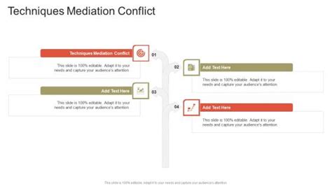Mediation Techniques Powerpoint Presentation And Slides Ppt Slide