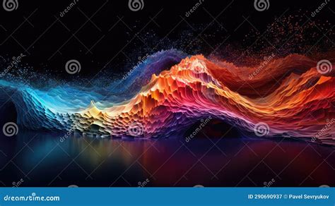 server dataflow convergence representation stock illustration