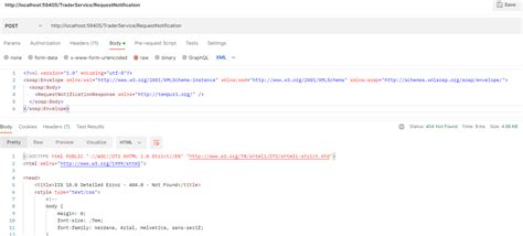 C How To Send Request To A Method Of Web Service From Postman Stack Overflow