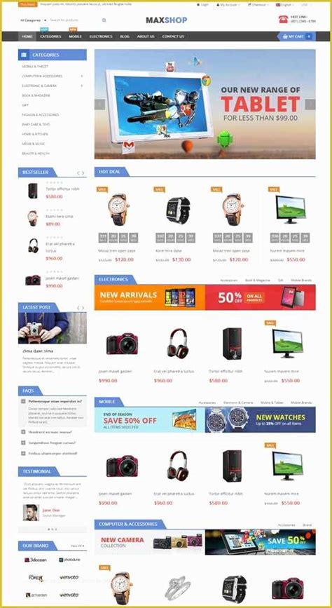 53 Free Responsive Ecommerce Website Templates Wordpress