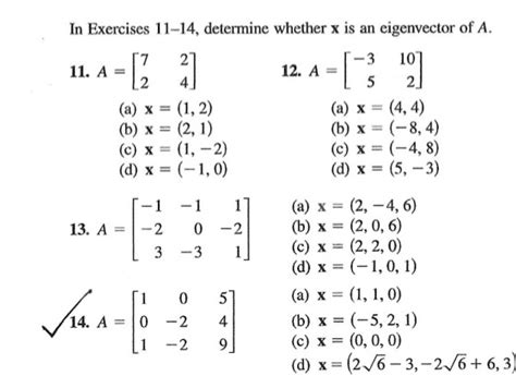 Solved By An Expert In Exercises 11 14 ﻿determine Whether X ﻿is An