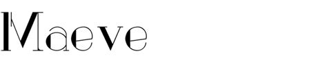 Maeve In Use Fonts In Use